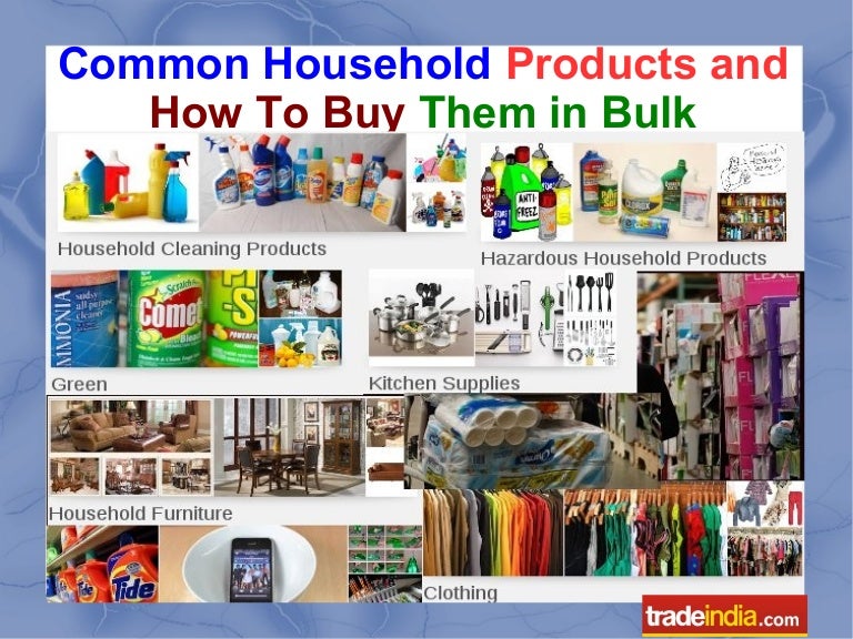 Common Household Products and How To Buy Them in Bulk from Indian Man…