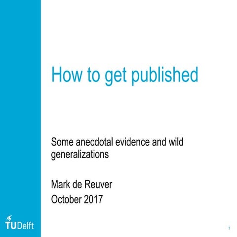 How to get published | PPT