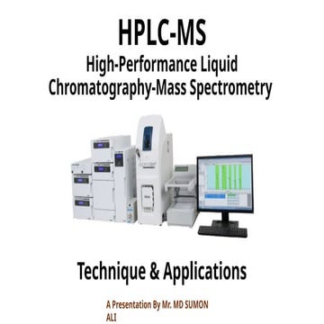 Presentation HPLC-MSfor biomedical bio enginnering | PPT