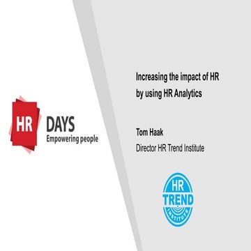 Tom Haak at HR Days 2017 | PPT