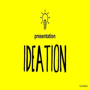 Presentation ideation slides | PPTX