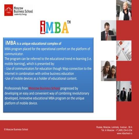 iMBA Presentation | PPT