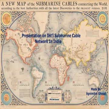 Presentation on Indian submarine Cable network | PPTX