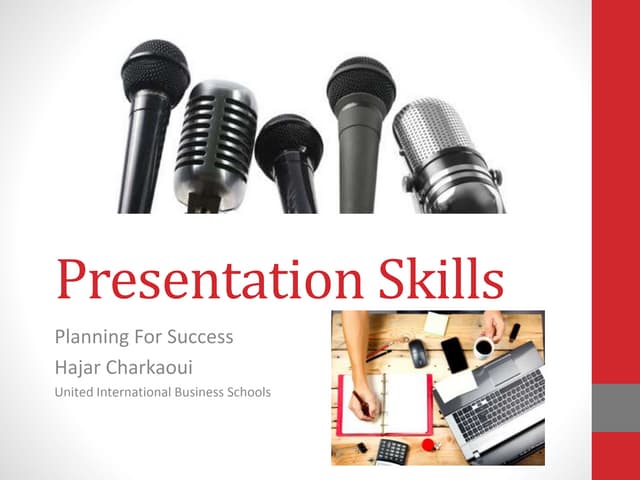 Presentation and parts of presentation | PPTX