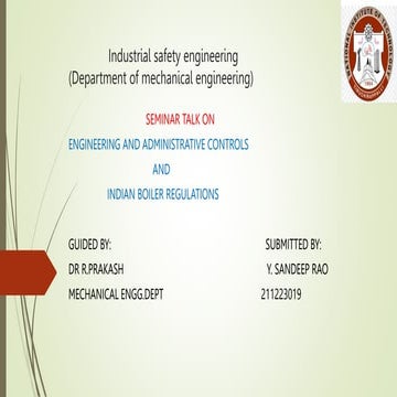 PRESENTATION Industrial safety engineering.pptx
