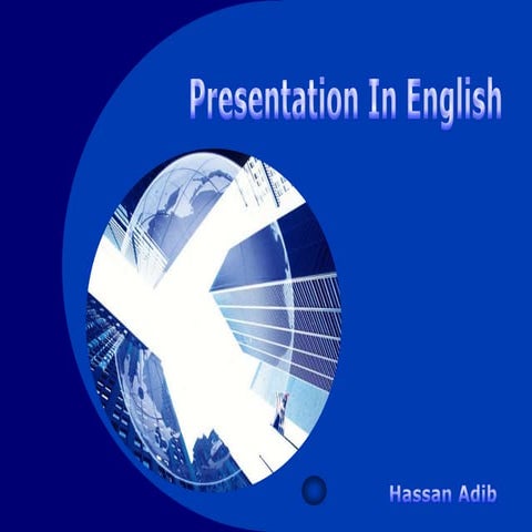 Presentation in english | PPTX