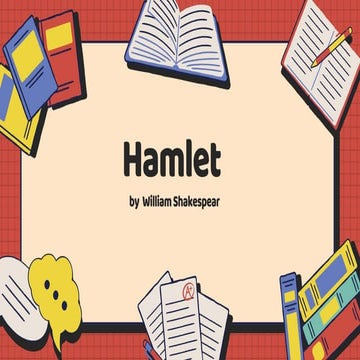 Design and topic about english 10 Hamlet | PPT