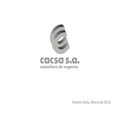 Presentation institucional cacsa 2013 | PPTX
