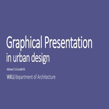 Presentation in urban design | PDF