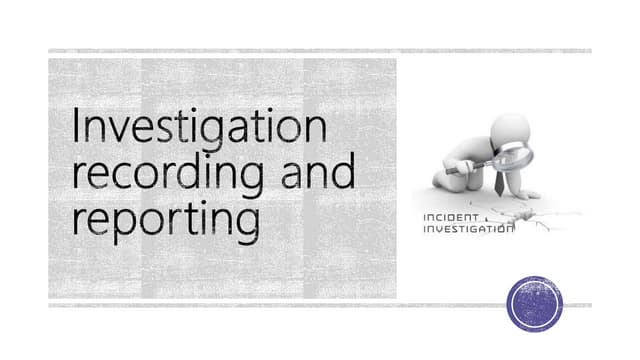INCIDENT INVESTIGATION REPORT Form # HSEQ - IIR Rev 9 -.docx