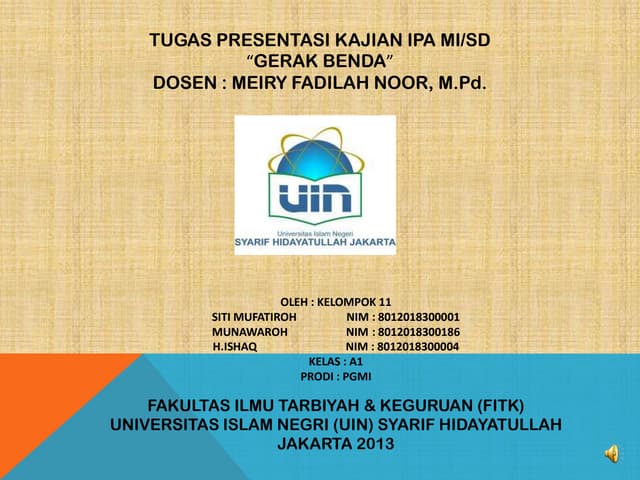 BAB 4 IPA SMP Kelas 8 - Gerak dan Gaya.pptx