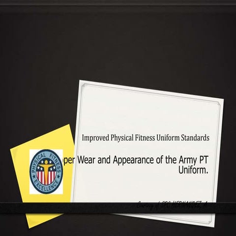 Army IPFU Standard | PPTX