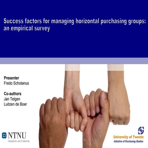 Presentation Purchasing Groups | PPT