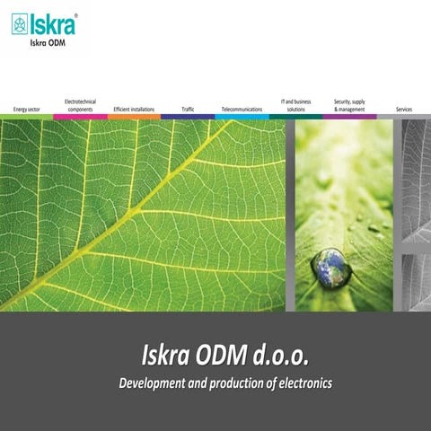 Presentation of ISKRA ODM | PDF