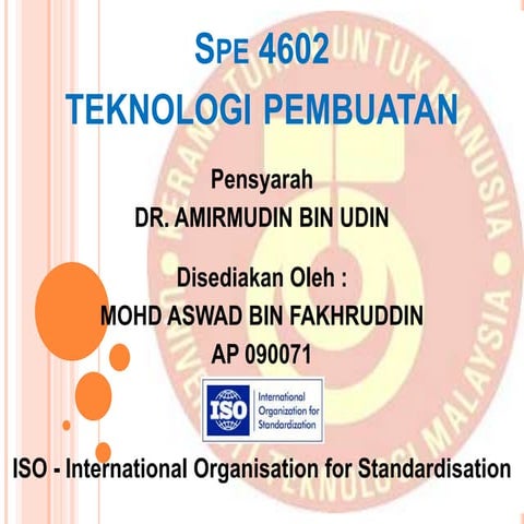 Presentation iso | PPTX