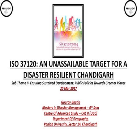 PRESENTATION_ISO 37120_20 MAR 2017_COL GAURAV BHATIA.pptx