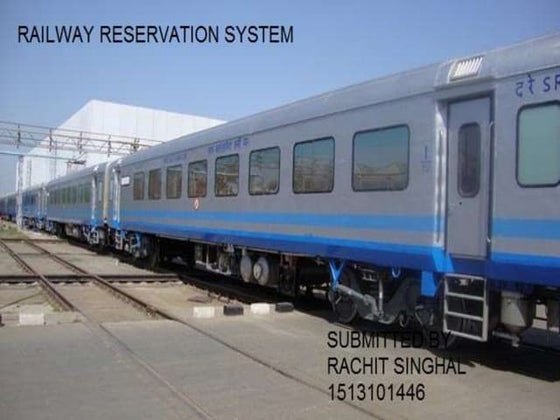 Railway management system, database mini project | PDF