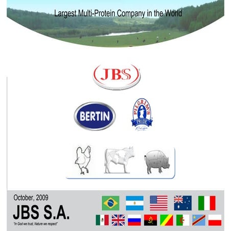 Presentation JBS S.A. - October 2009 | PDF