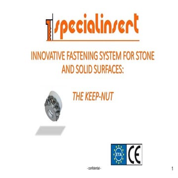Presentation keep nut specialinsert - 2018 linkedin | PPT