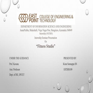 Presentation kiran.pptx , it is a web development ppt report | PPTX | Web Development | Internet