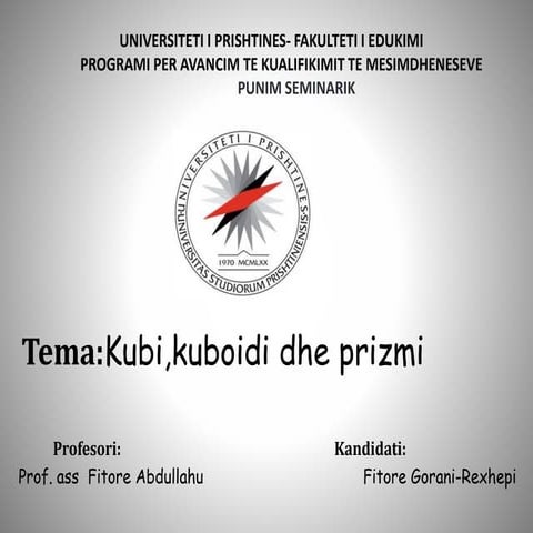 Presentation kubi, kuboidi,prizmi | PPTX