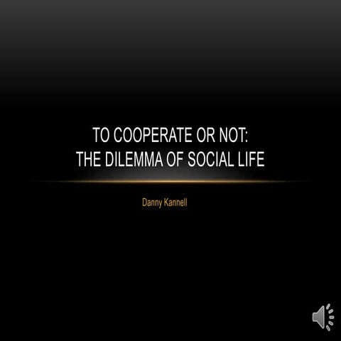 Social Dilemmas | PPTX
