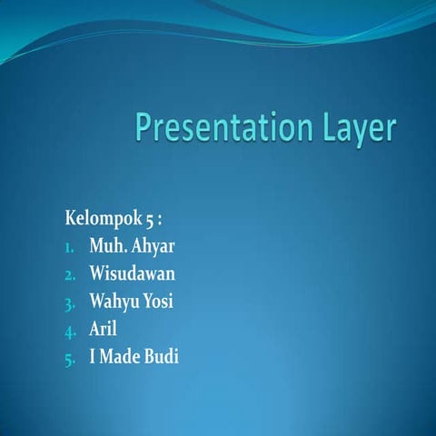 Presentation Layer (Layer OSI) | PPTX