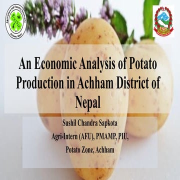 An economic analysis of potato production in Achham district of Nepal | PDF