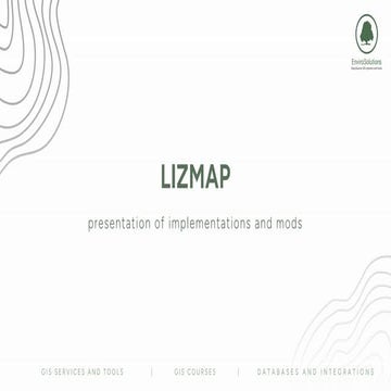 Utilization of Lizmap by EnviroSolutions | PPT