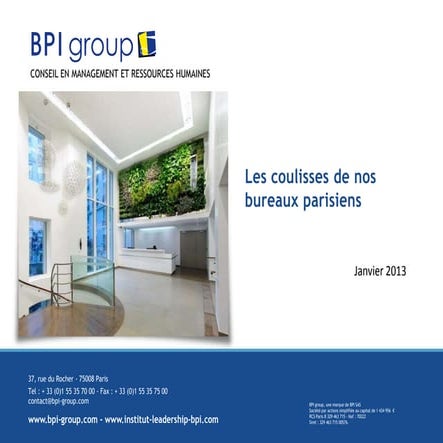 Présentation BPI group | PPTX