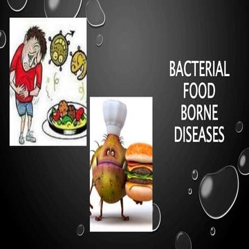 bacterial food borne disease | PPTX