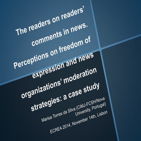 The readers on readers’ comments in news. Perceptions on freedom of ...