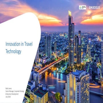 Innovation in Travel Technology | PPT