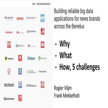 Presentation Data Council Meetup: F. Mekkenholt, R. Vlijm | PPT
