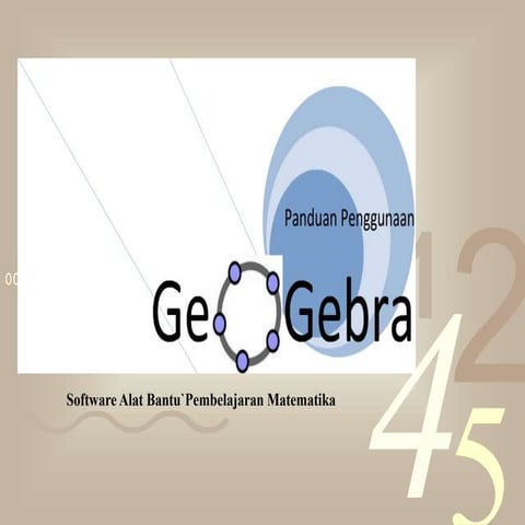 Presentation modul geogebra by Handri | PPTX