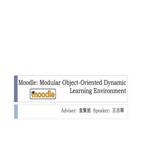 Presentation Moodle | PPT