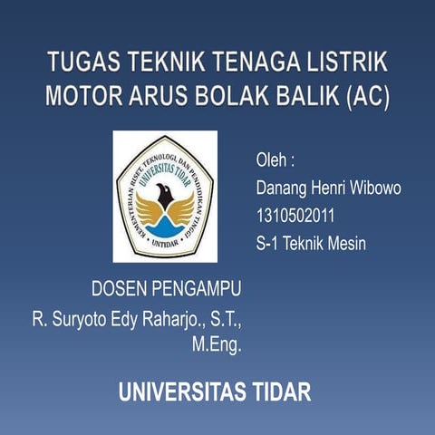 Presentation motor ac | PPTX
