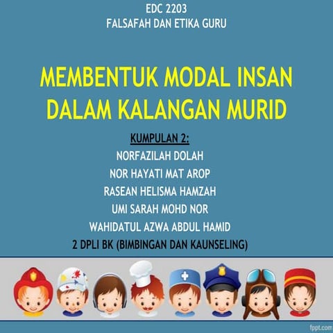 Program Pembentukan Modal Insan | PPTX