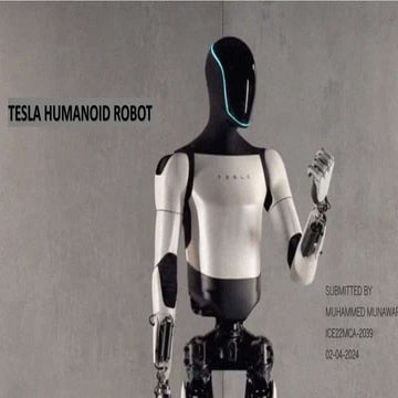 Tesla Humanoid Robot - PPT in 11 Simple Slide | PPTX