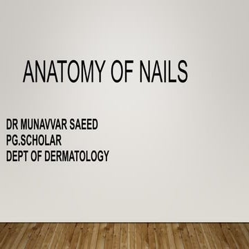 Structure of Nail | PPTX