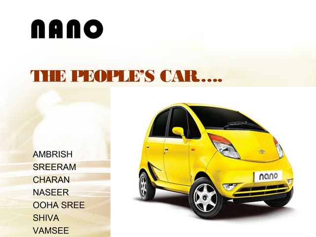 case study on tata nano | DOCX