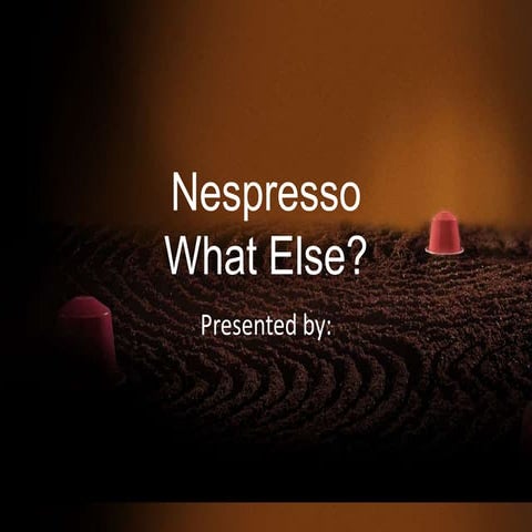 Presentation nespresso | PPTX