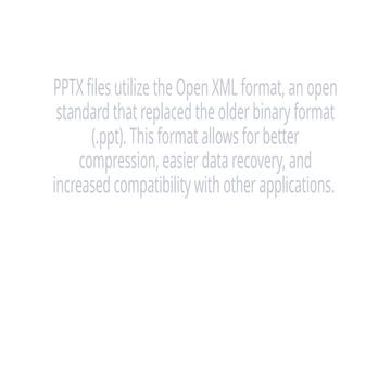 Presentation new- pptx file is a presentation file format used by ...