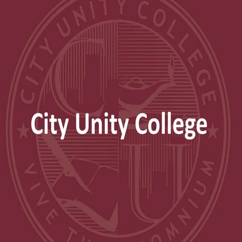 City Unity College | PPTX