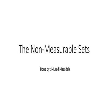 Presentation Non-measurable sets.pptx