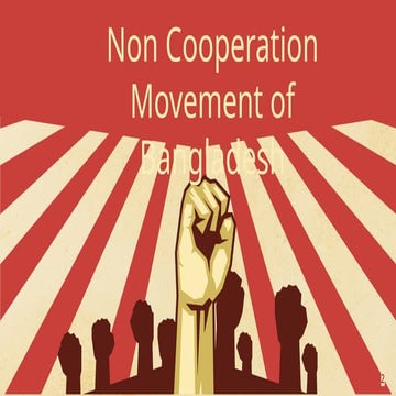 NON Cooperation Movement of Bangladesh | Key Events Leading to ...