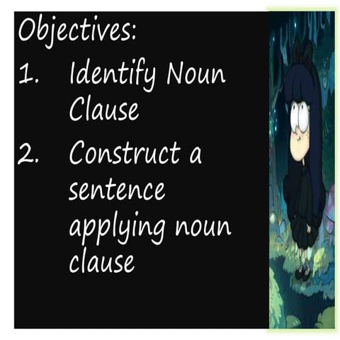 noun clause grade 4 | PPTX