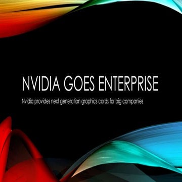 Presentation nvidiaenterprise | PPT