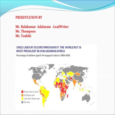 Presentation of child labour | PPT