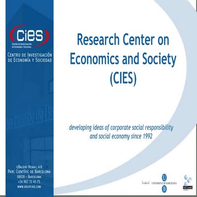 Presentation of CIES | PPTX